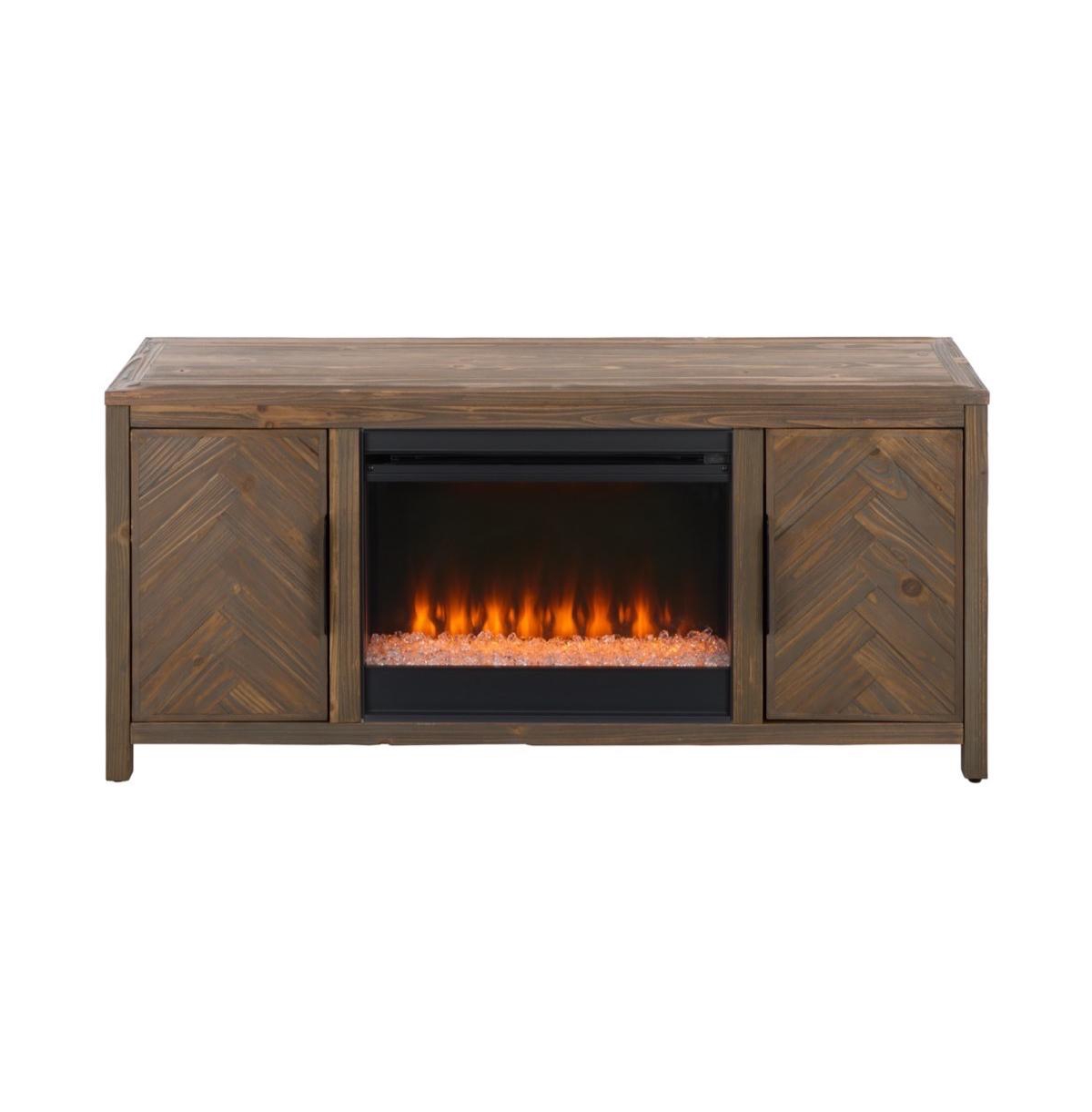Click here for Augusta Home Jerah 2 Cabinet Fir Fireplace - Brown... prices