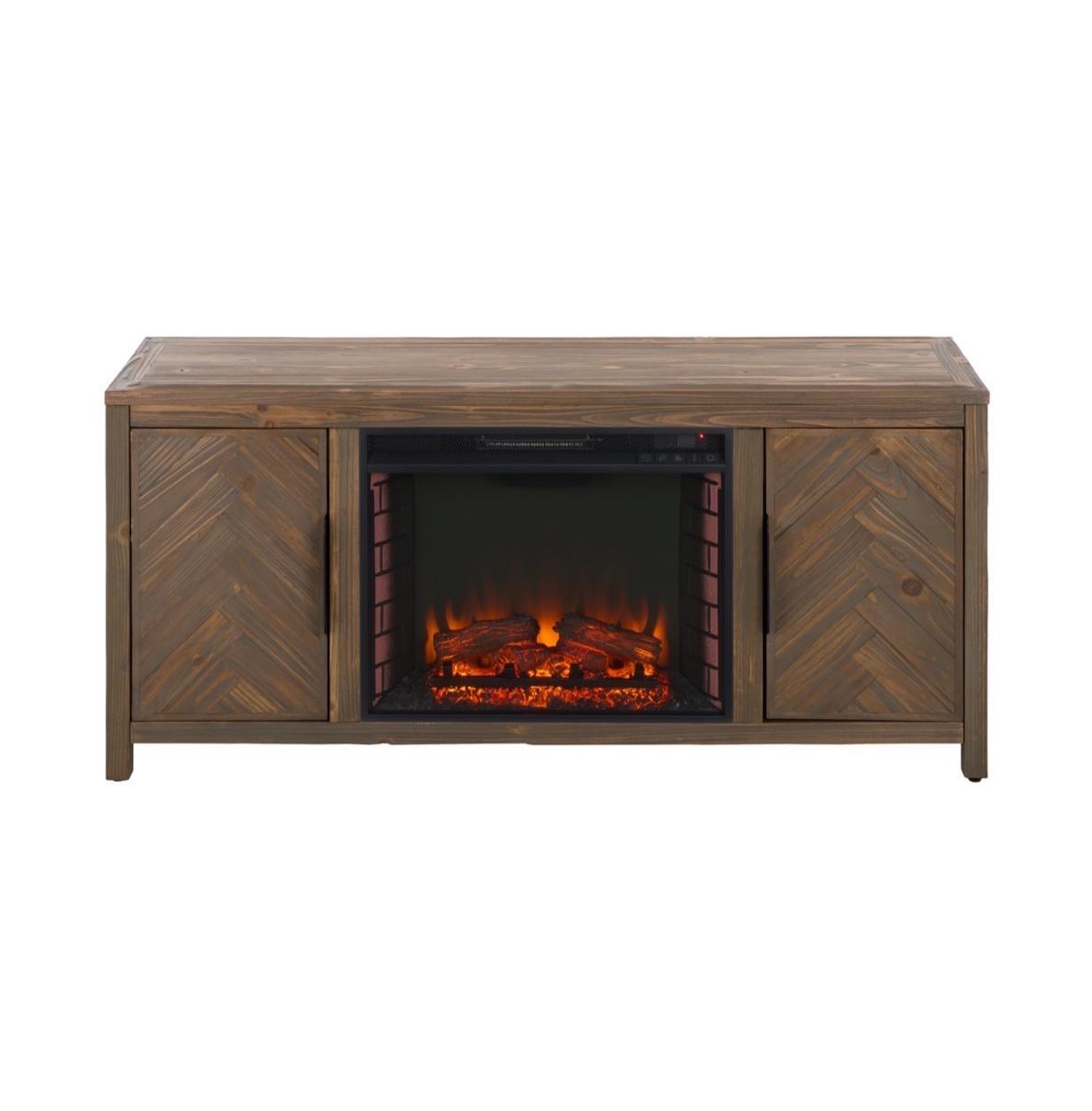 Click here for Augusta Home Jerah 2 Cabinet Fir Fireplace - Brown... prices