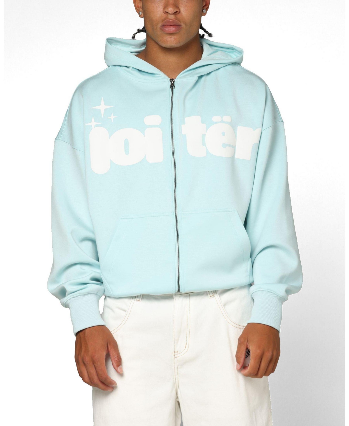 Click here for Loiter Mens Cloud 9 Zip Hoodie - Blue prices