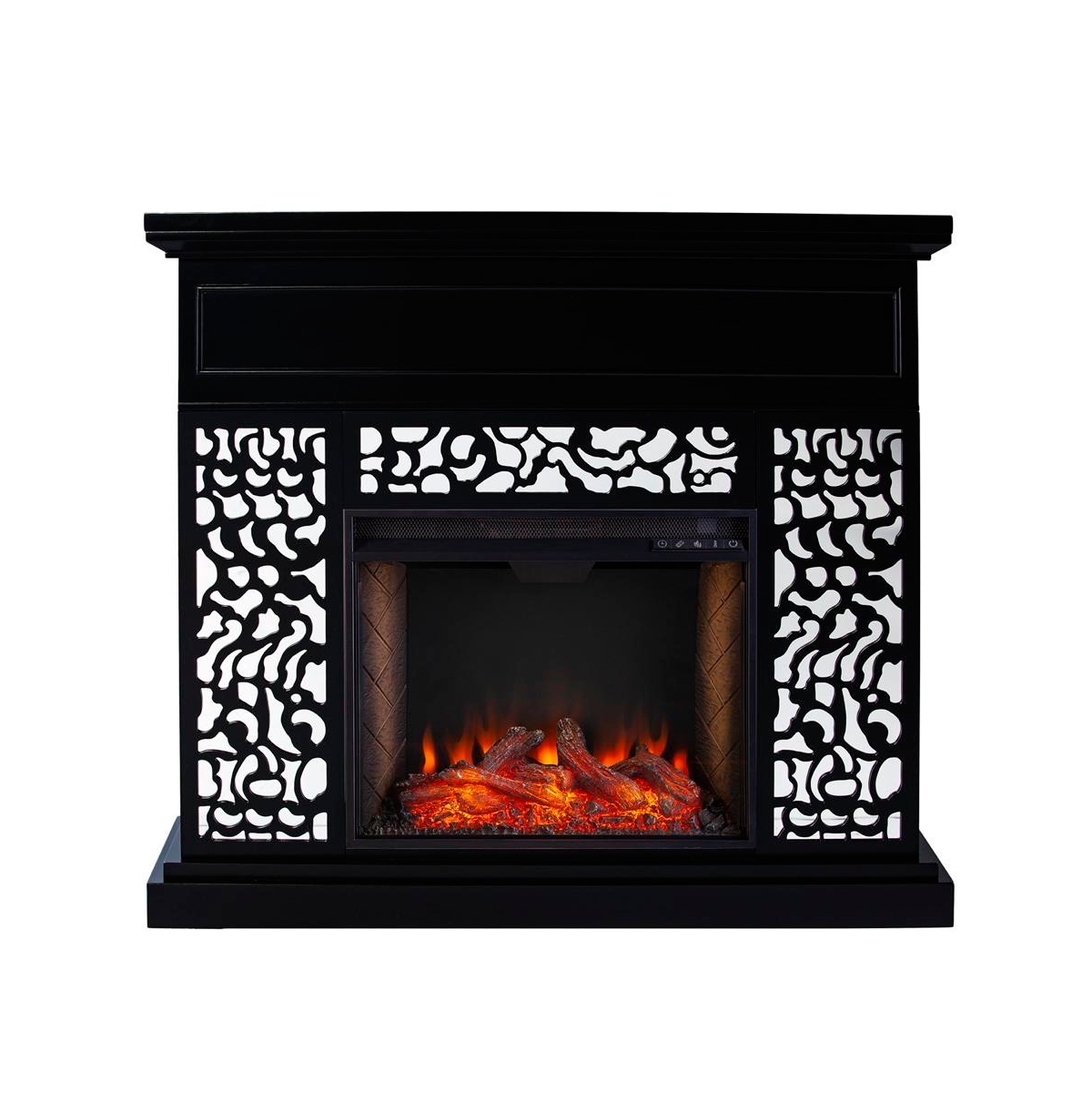 Click here for Augusta Home Wansford Fireplace - Black/red prices