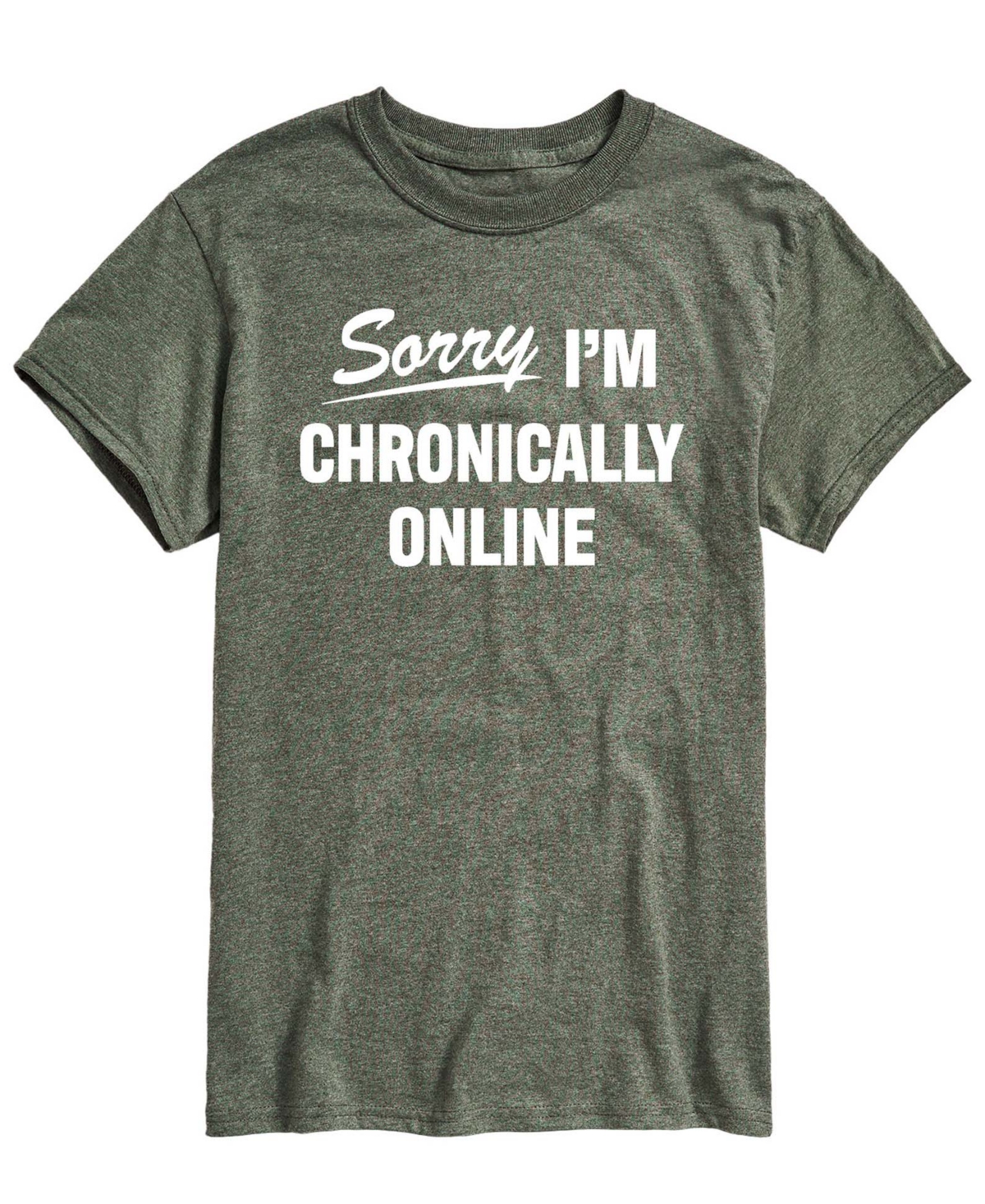 Click here for Airwaves Mens Sorry Im Chronically Online Short-Sl... prices