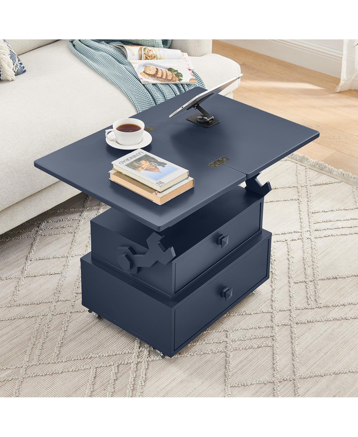 Click here for Streamdale Furniture High-Gloss Adjustable Rolling... prices