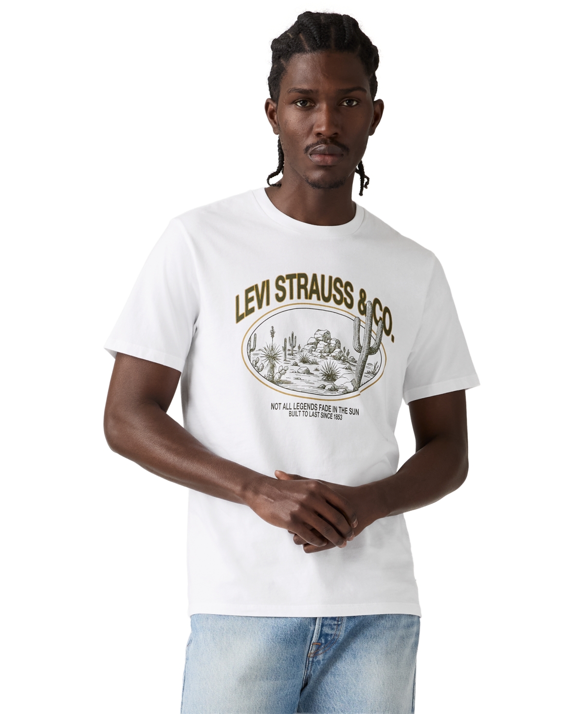 Click here for Levis Mens Graphic Logo Detail T-Shirt - Built to... prices
