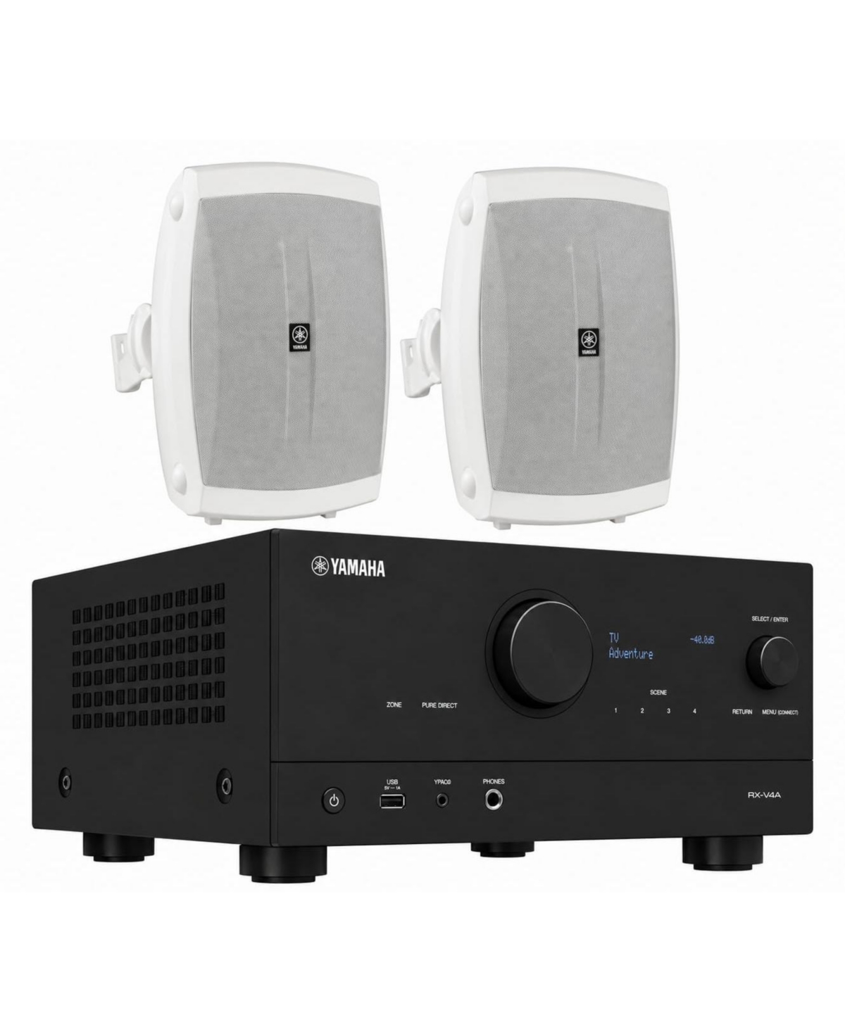 Click here for Yamaha Rx-V4A 5.2 Av Receiver with Ns-AW350W Speak... prices