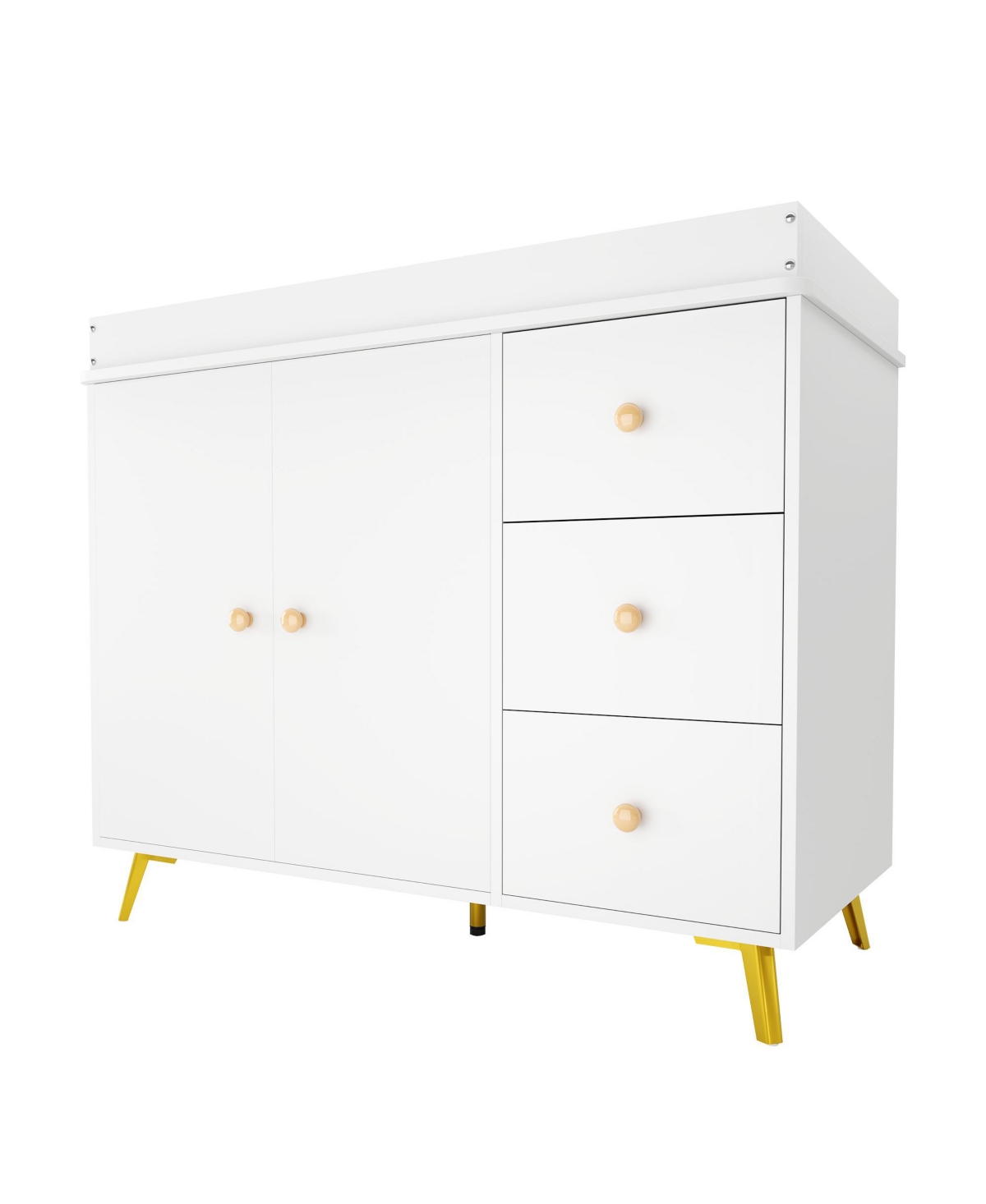 Click here for gaomon Baby Changing Table with 3 Drawers and 2-Do... prices