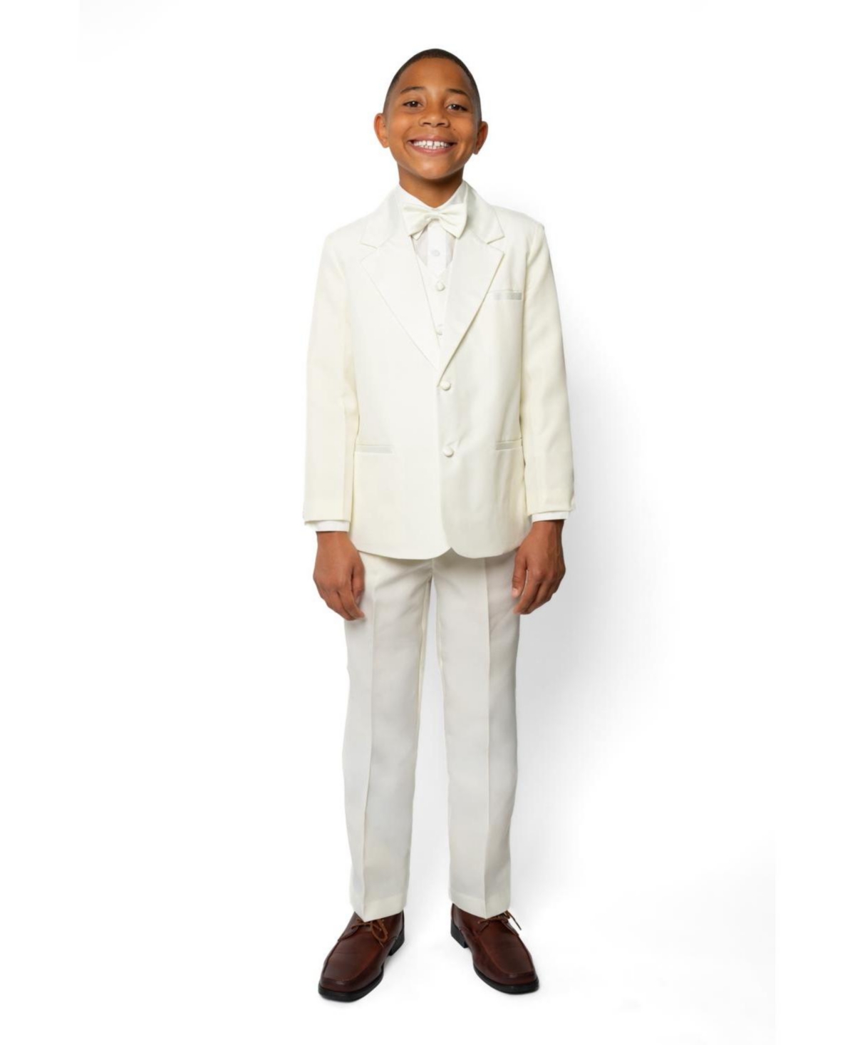 Click here for Peanut Butter Collection Boys Bond Tuxedo - Ivory prices