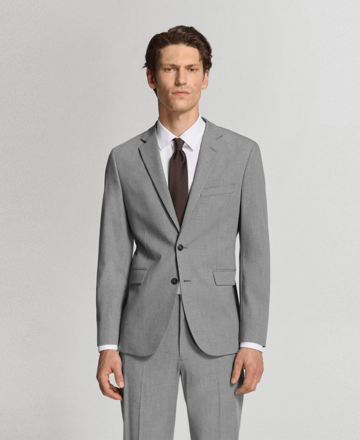 Click here for Mango Mens Paris Slim Fit Suit Jacket - Gray prices