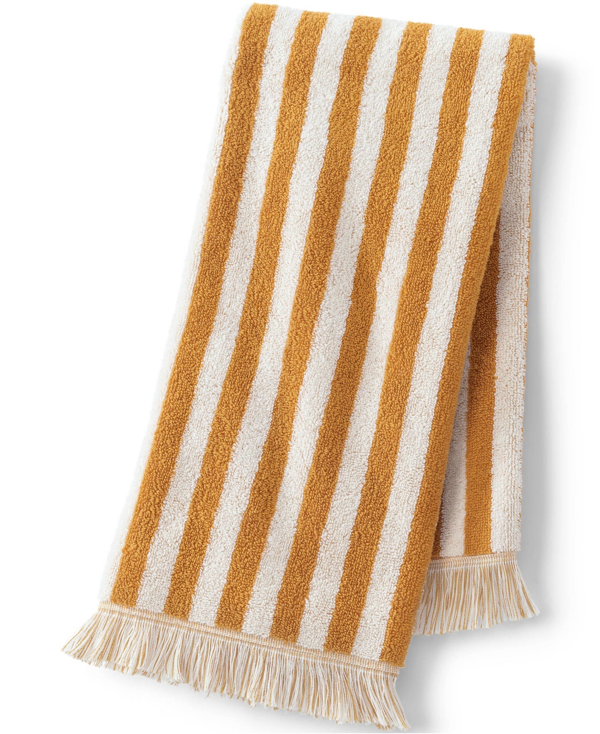 Click here for Lands End Cotton Yarn-dyed Stripe Hand Towel - Dij... prices