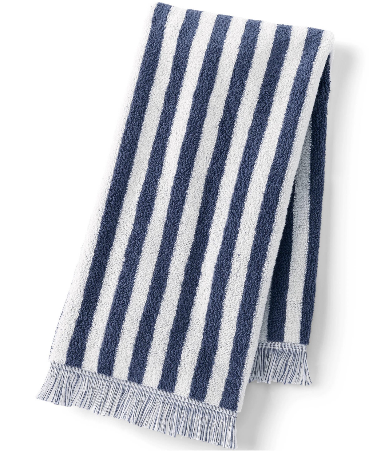 Click here for Lands End Cotton Yarn-dyed Stripe Hand Towel - Ant... prices