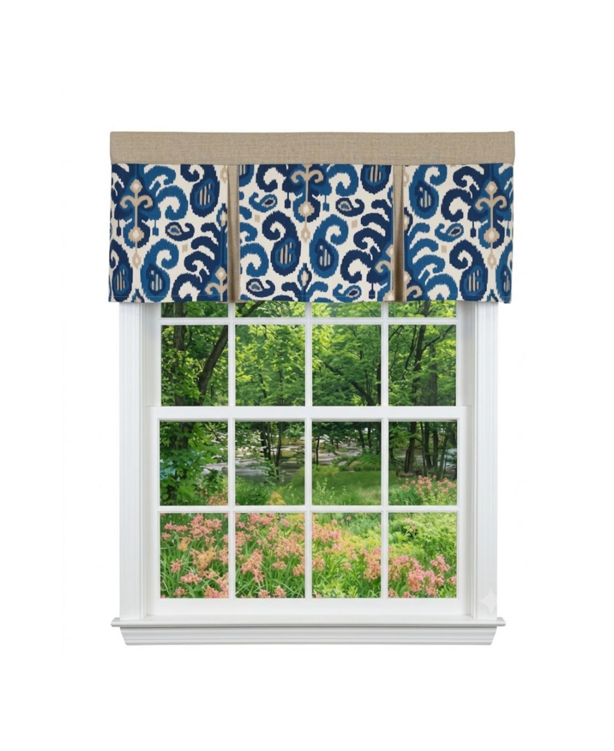 Click here for Rlf Home Tracy Pleated Window Valance 100 Cotton R... prices