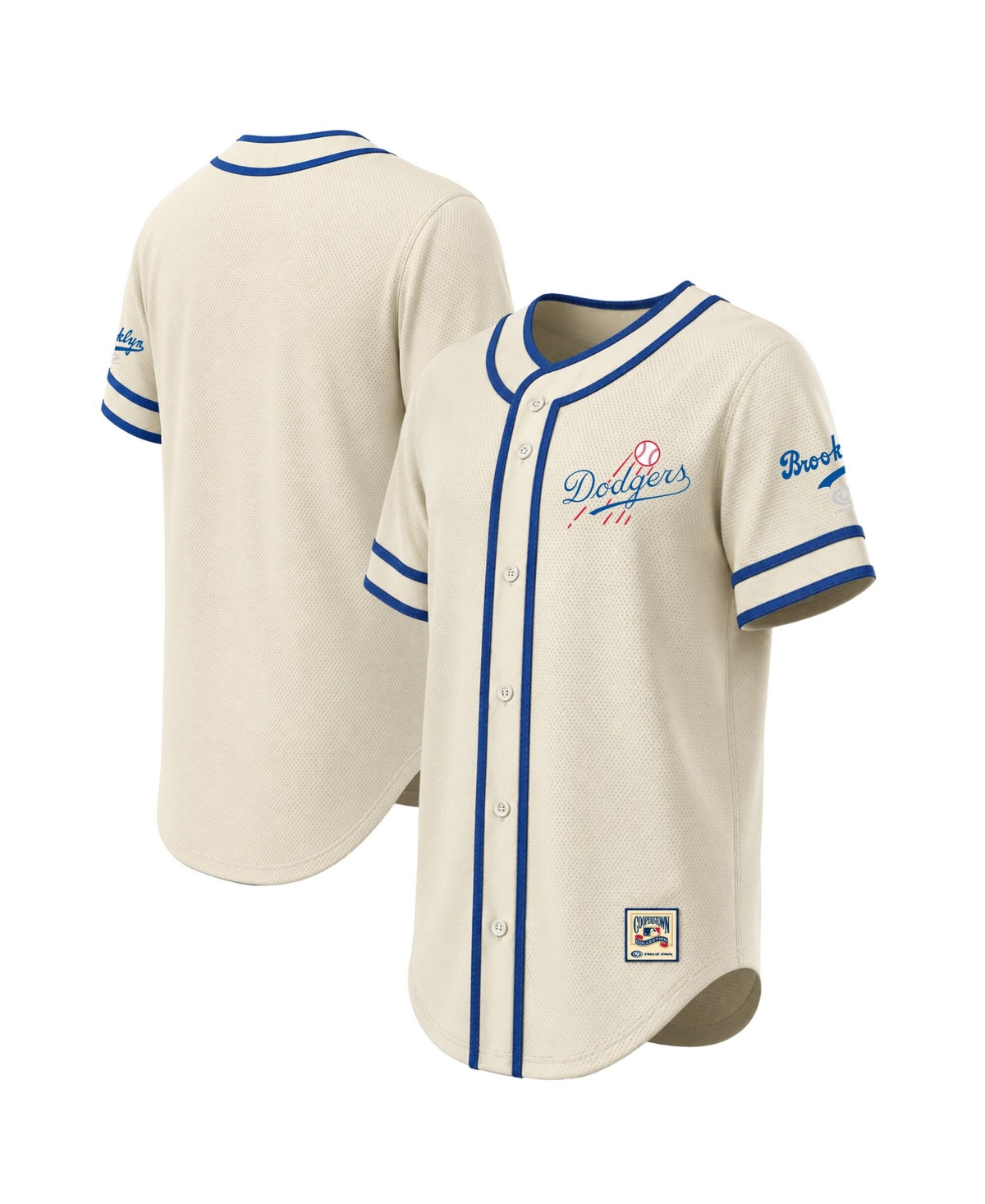 Click here for Stitches Mens Natural Los Angeles Dodgers Throwbac... prices