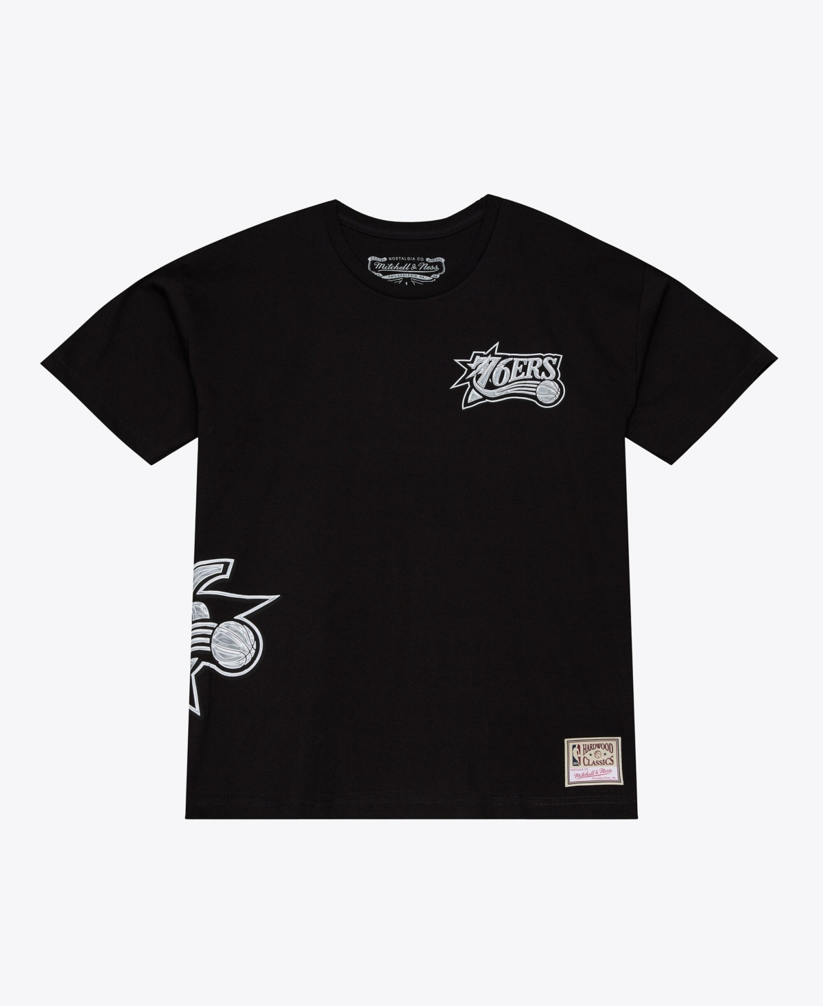 Click here for Mitchell & Ness Mens Black Philadelphia 76ers Chro... prices