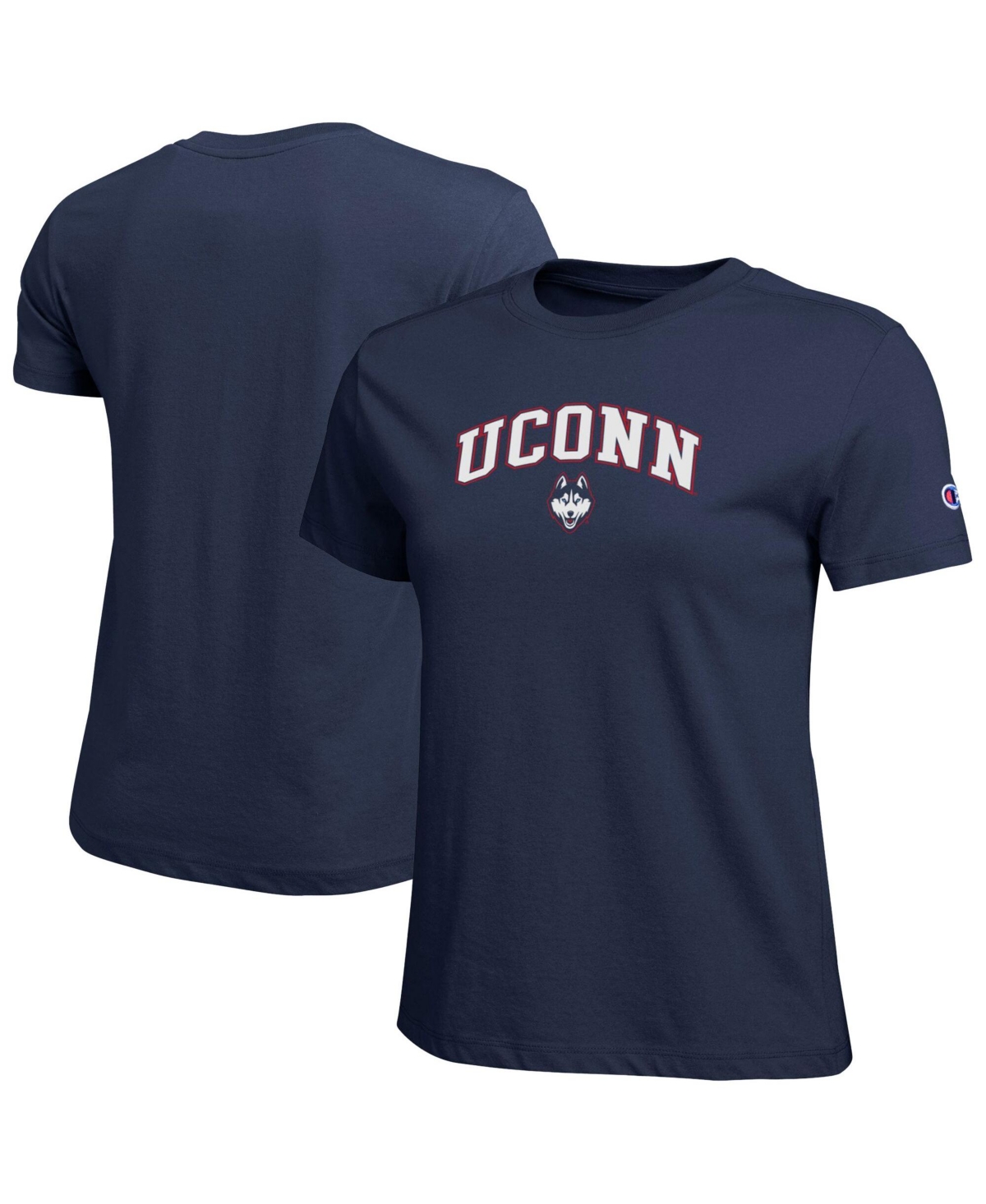 Click here for Champion Womens Navy UConn Huskies Arched Over Log... prices