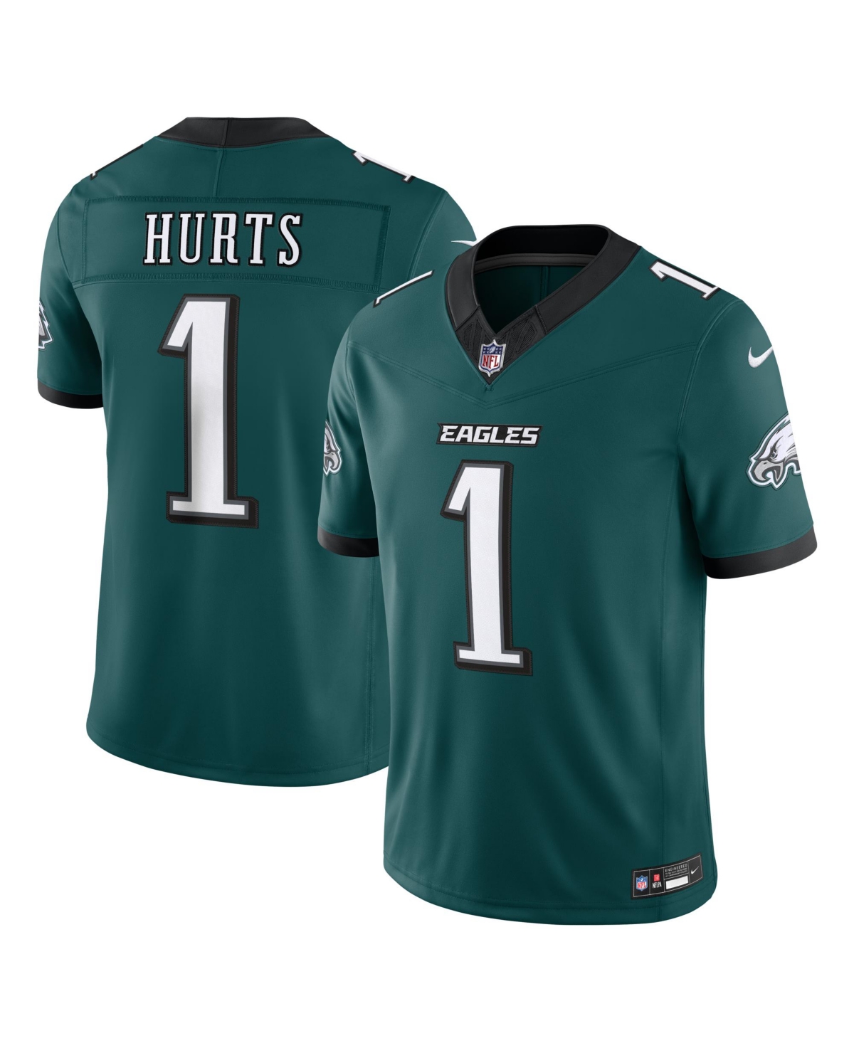 Click here for Nike Mens Jalen Hurts Midnight Green Philadelphia... prices