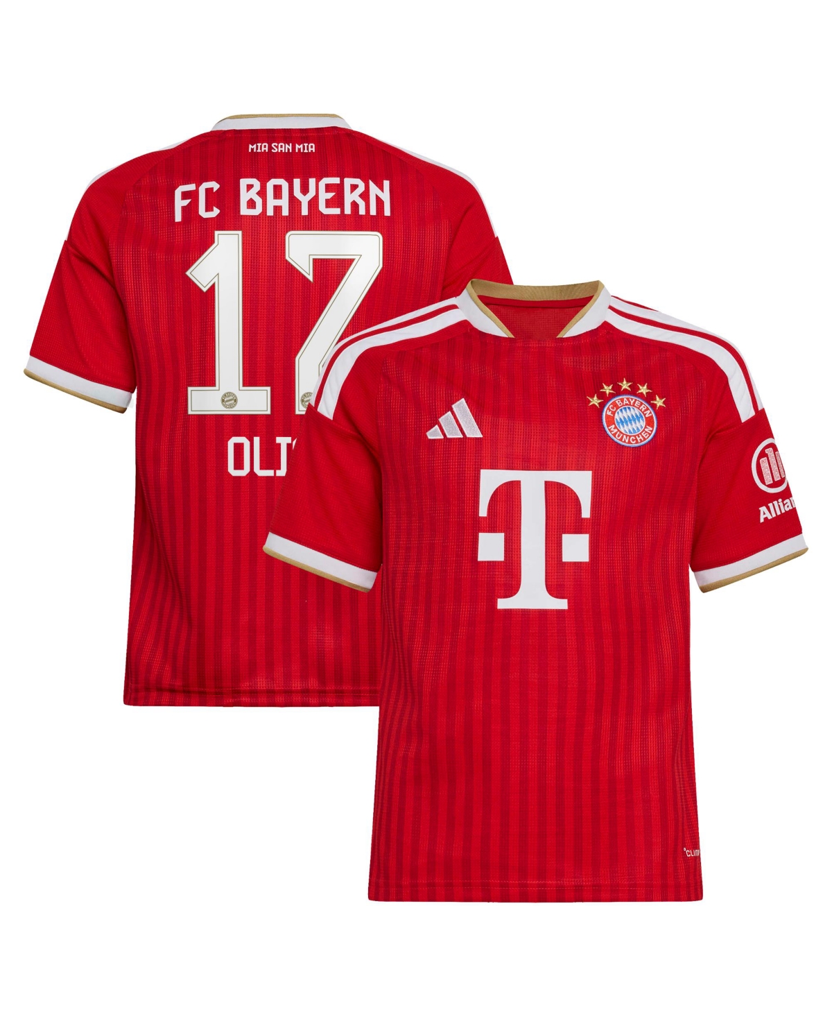 Click here for Adidas Big Boys and Girls Michael Olise Red Bayern... prices