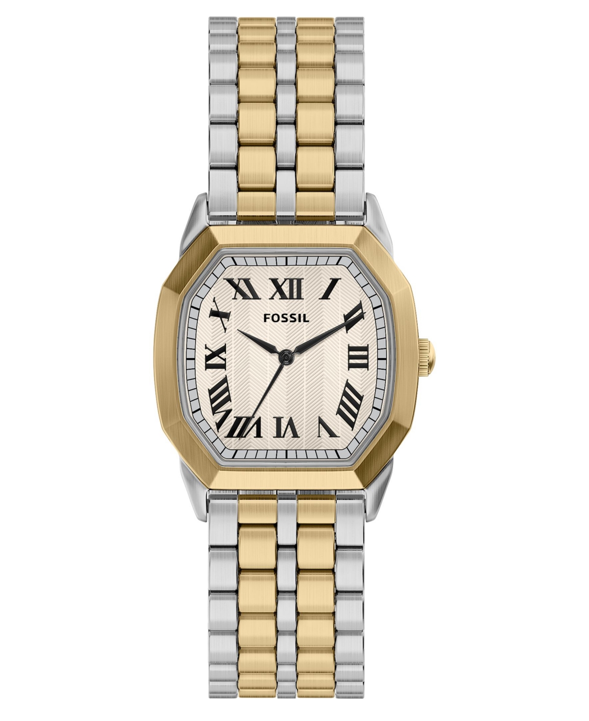 Click here for Fossil Mens Harlow Three-Hand Two-Tone Stainless S... prices