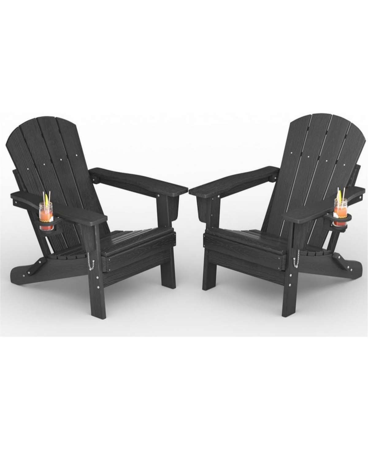 Click here for gaomon Folding Adirondack Chair Set of 2  Hdpe Out... prices