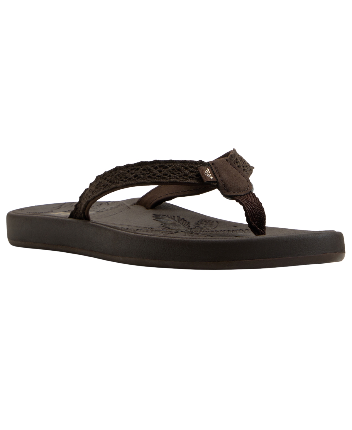Click here for Roxy Womens Gianna Slip-On Flat Sandals - Dark Bro... prices