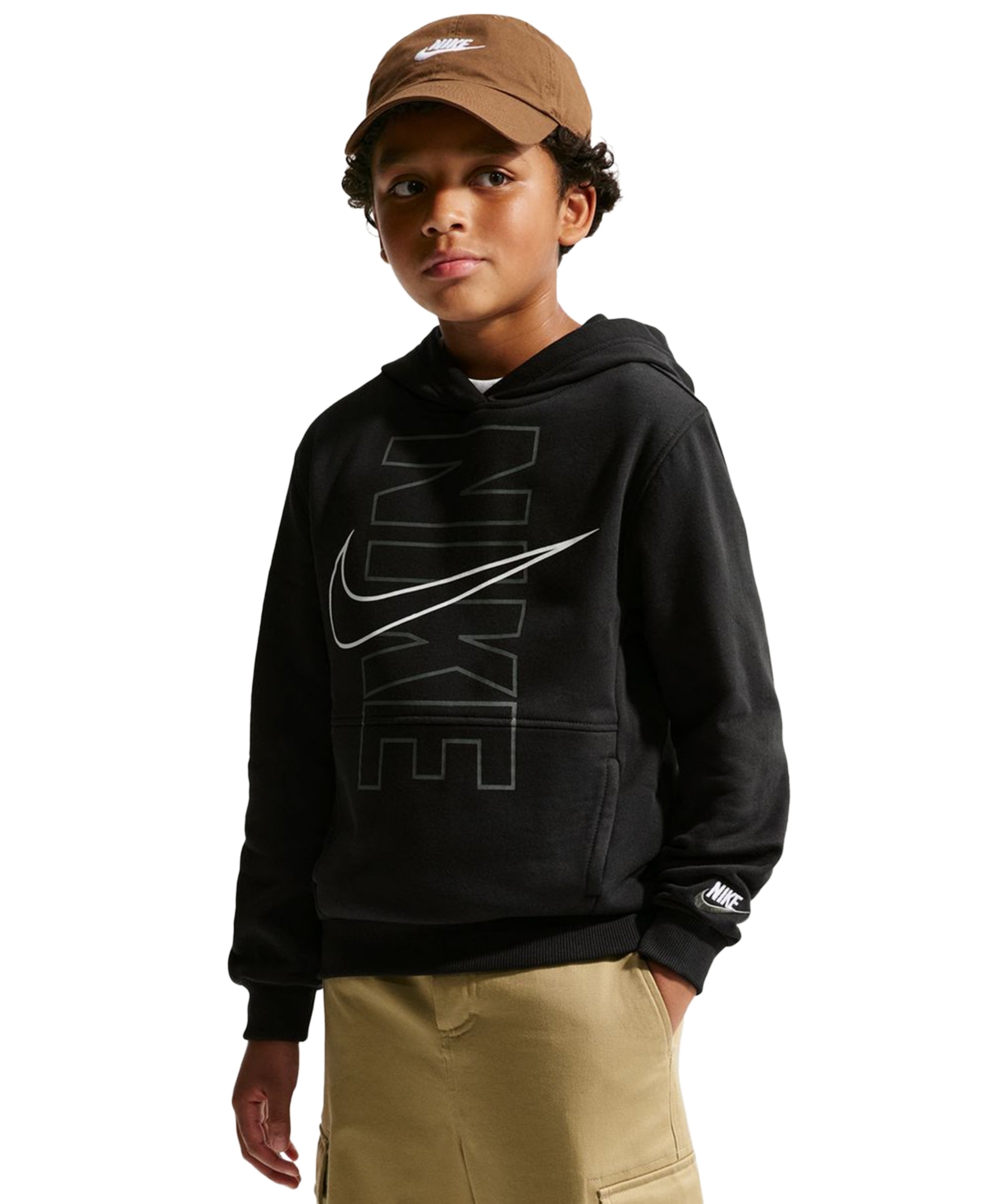 Click here for Nike Boys 8-20 Sportswear Club Fleece Long-Sleeve... prices