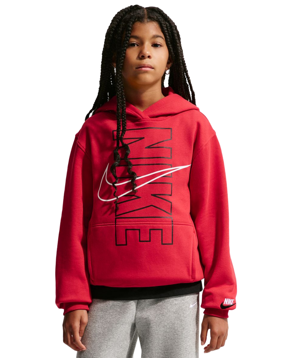 Click here for Nike Boys 8-20 Sportswear Club Fleece Long-Sleeve... prices