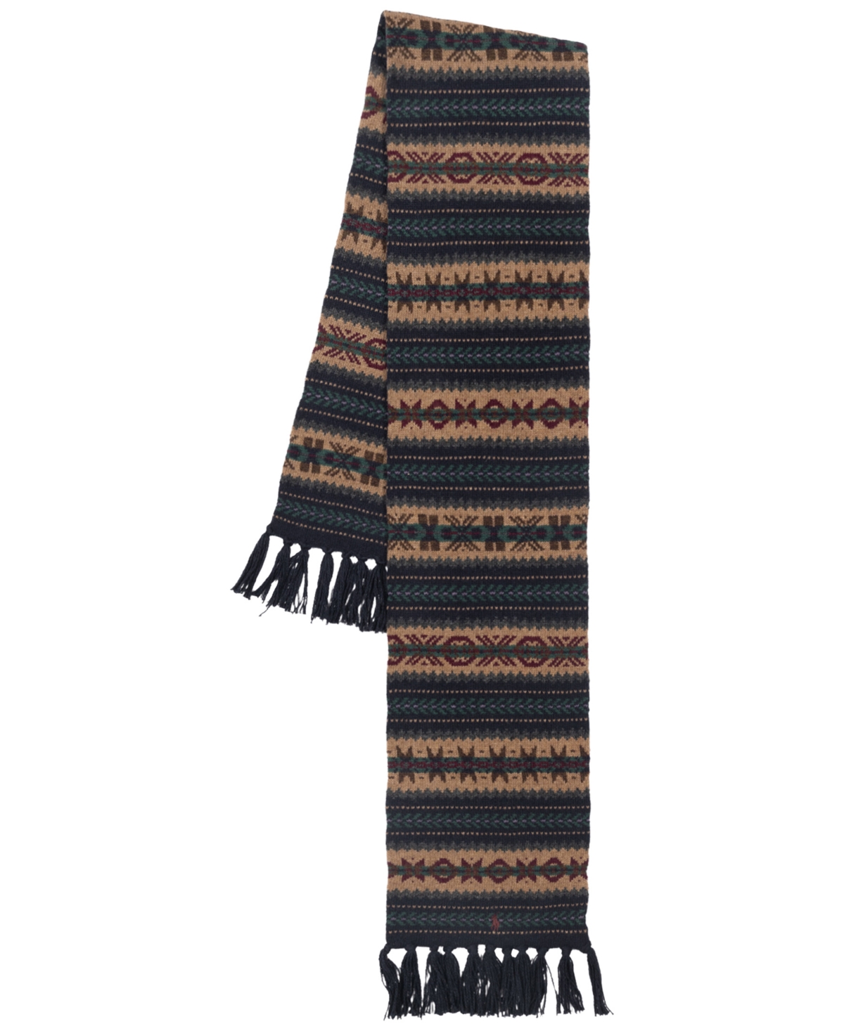 Click here for Polo Ralph Lauren Mens Fair Isle Pattern Scarf - N... prices
