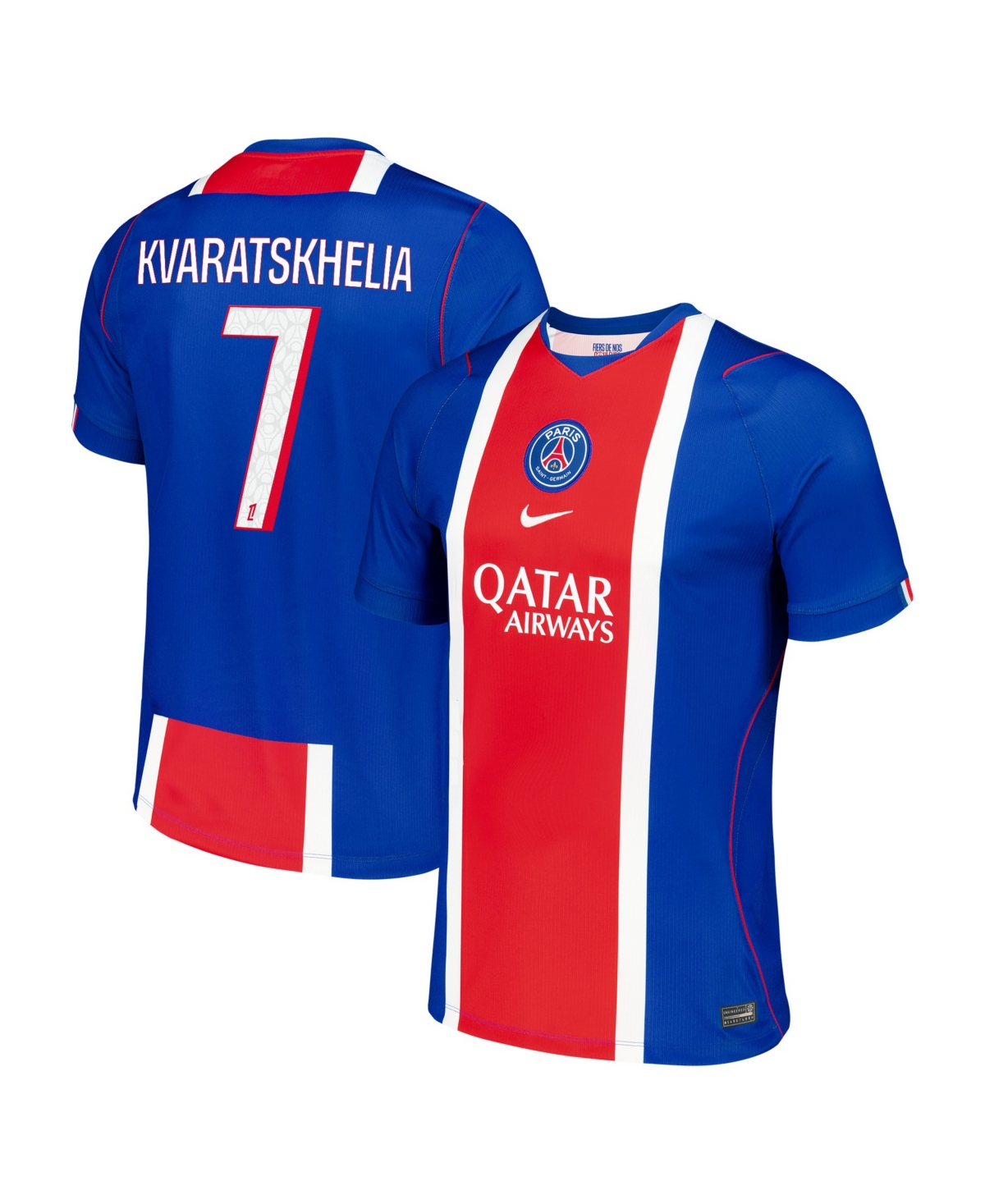 Click here for Nike Mens Khvicha Kvaratskhelia Blue Paris Saint-G... prices