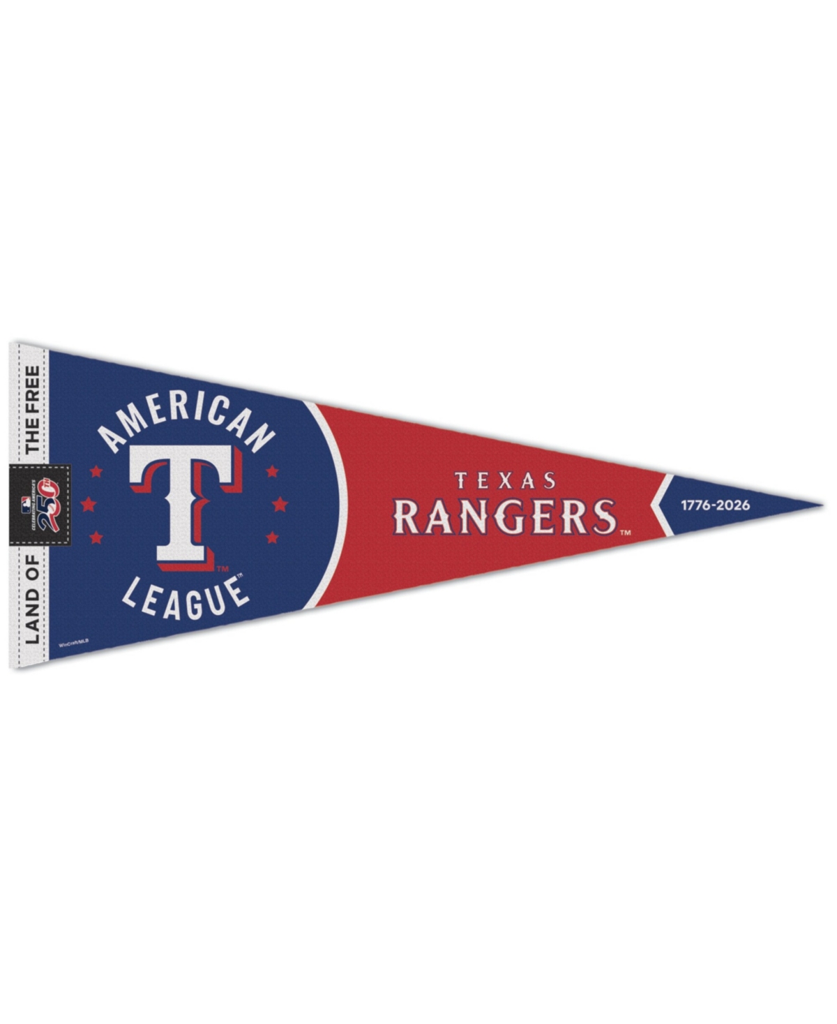 Click here for Wincraft Texas Rangers 12 x 30 America 250 Premium... prices