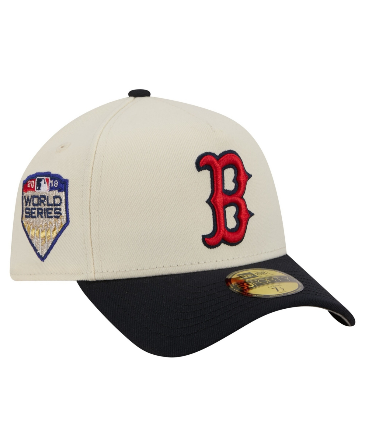 Click here for New Era Mens Cream Boston Red Sox Chrome A-Frame 5... prices