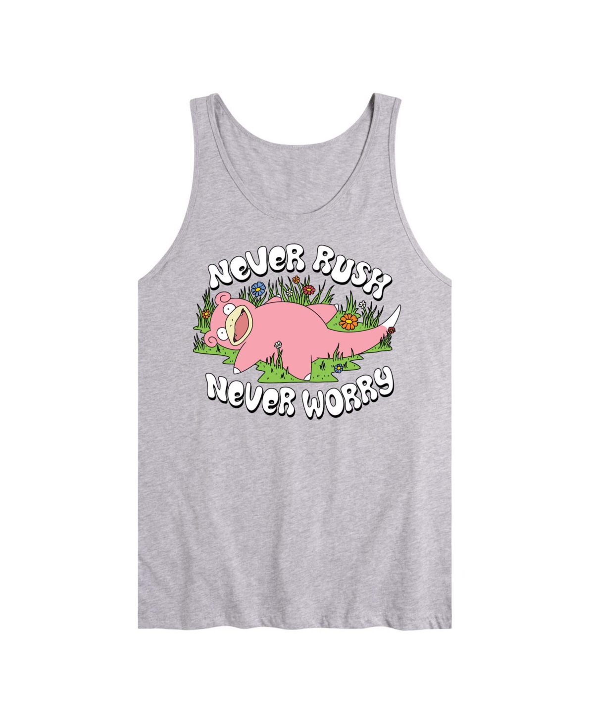 Click here for Airwaves Mens Pokemon Never Rushed Graphic Tank To... prices