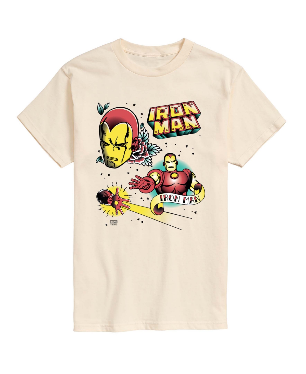 Click here for Airwaves Mens Iron Man Traditional Tattoo Graphic... prices