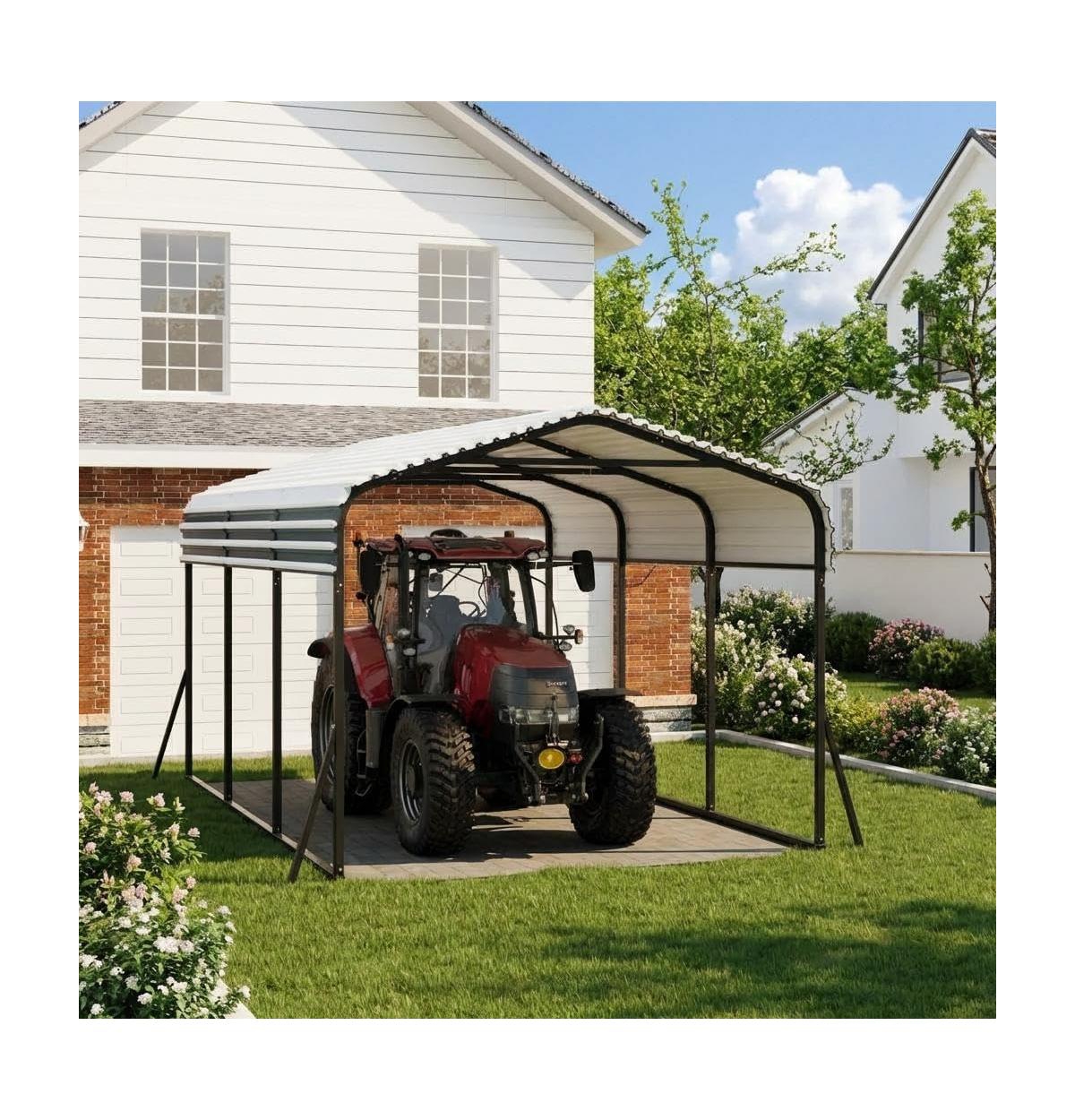 Click here for gaomon Heavy Duty Metal Carport  Galvanized Steel... prices