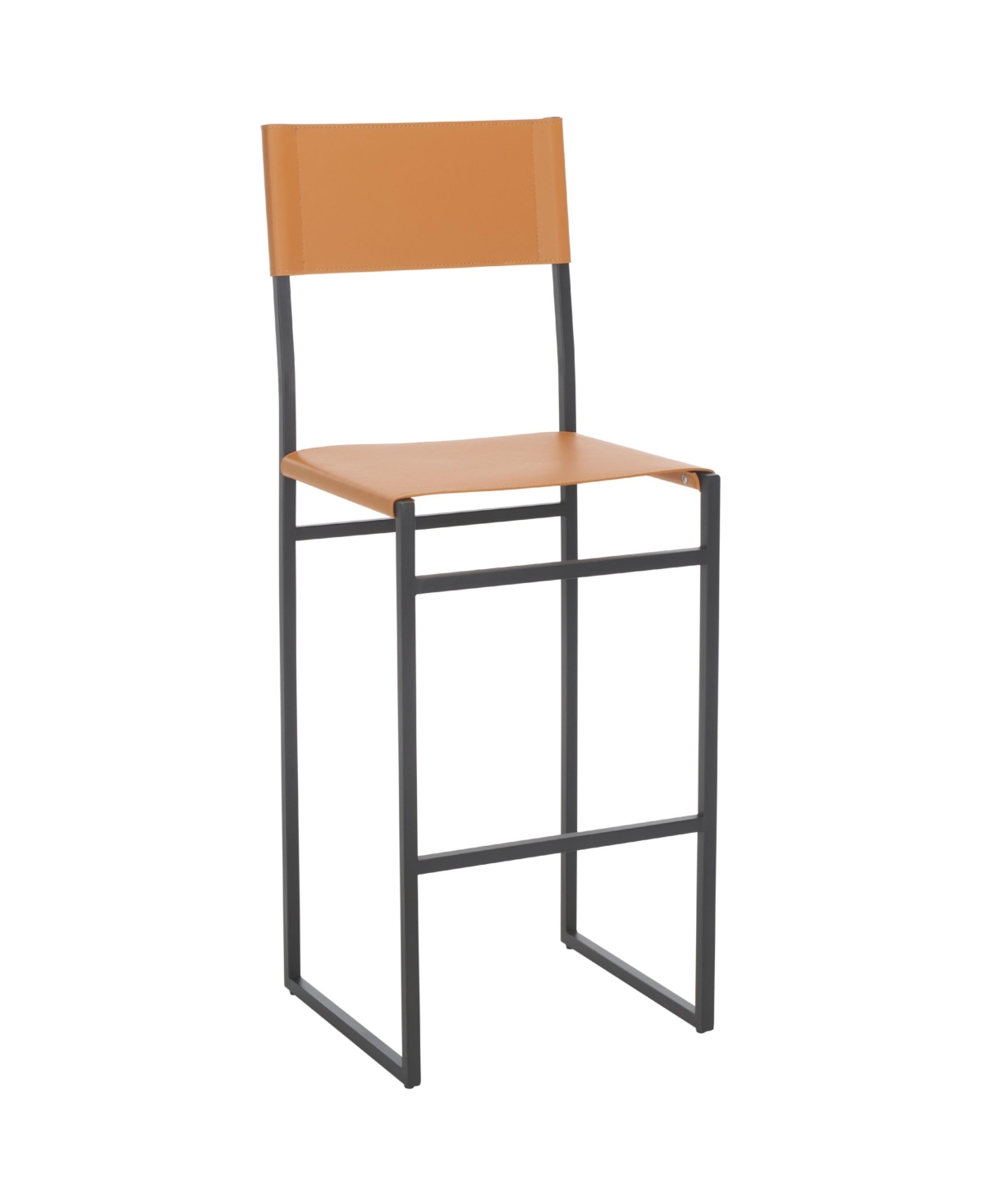Click here for Safavieh Layne Barstool - Cognac / black prices
