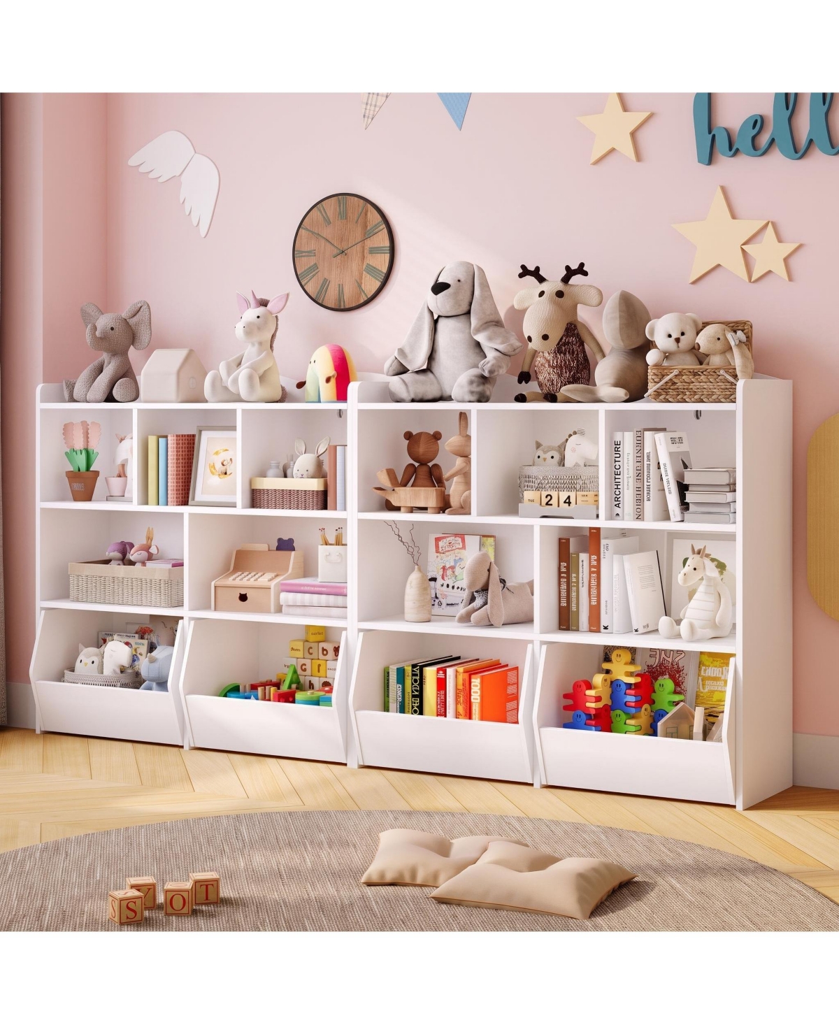 Click here for gaomon 2 Set of Toy Storage Cabinet  Kids Bookshel... prices