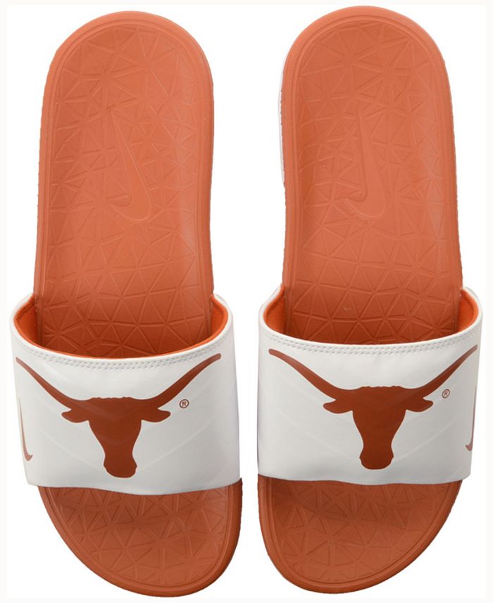 Nike Texas Longhorns Benassi Solarsoft Slides - Macy's