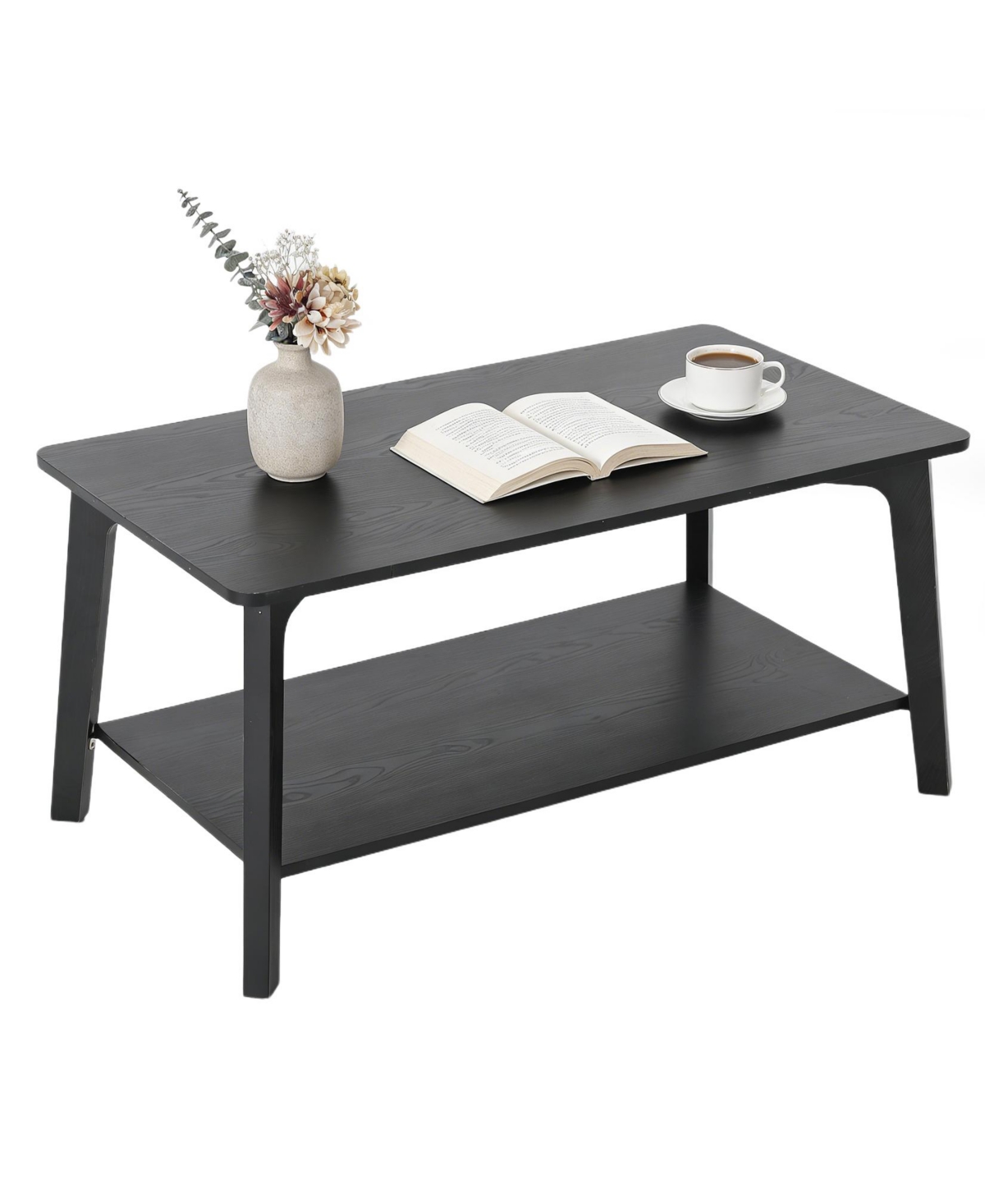 Click here for gaomon Modern 2-Tier Coffee Table with Storage She... prices