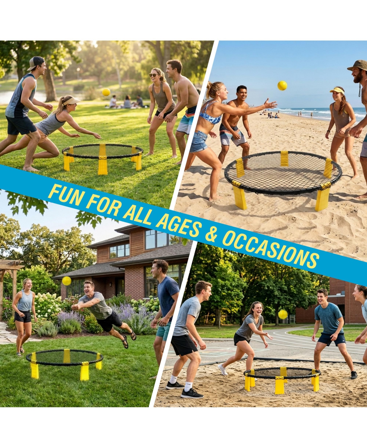 Click here for Zeny Outdoor Roundnet Game Set  Portable Beach Bal... prices