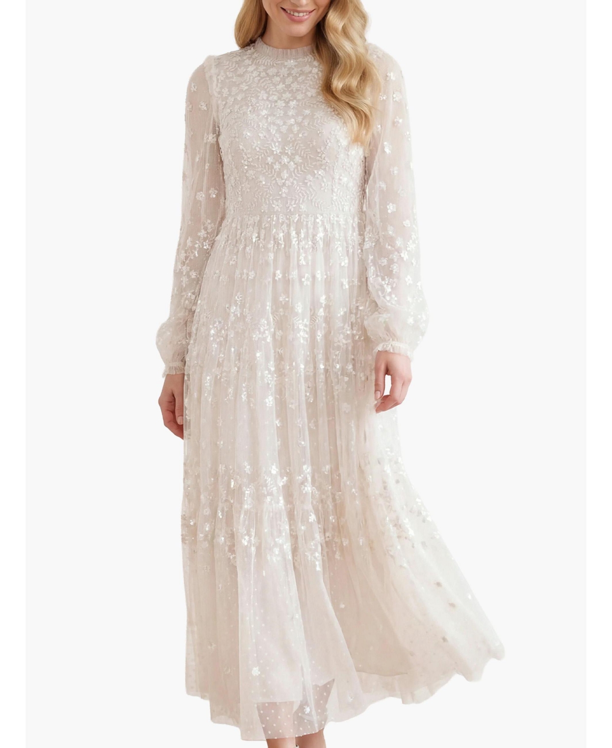 Click here for Needle & Thread Womens Clover Long Sleeve Maxi Gow... prices