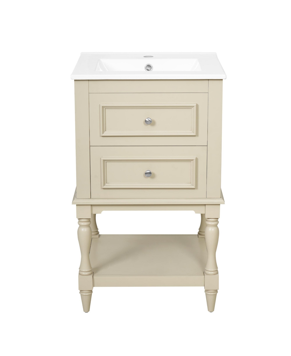 Click here for Busdays 20 Inch Ceramic Sink Bathroom Vanity Retro... prices