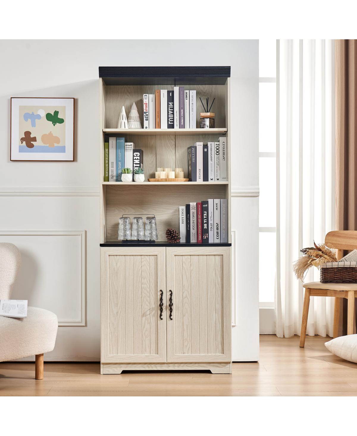 Click here for Streamdale Furniture 70.86 Tall 5-Tier Storage Cab... prices