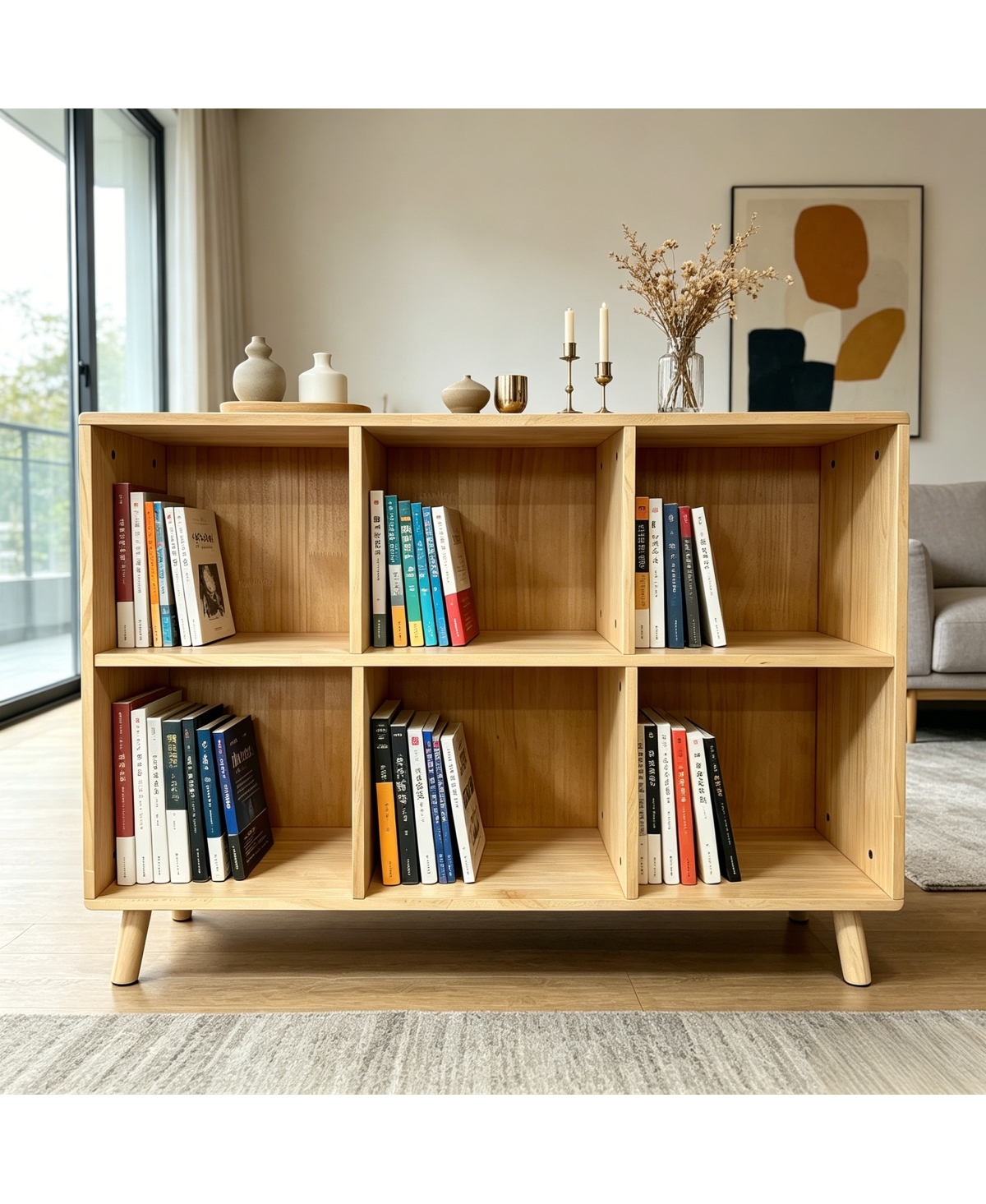 Click here for Streamdale Furniture 6-Cube Wooden Storage Shelf w... prices