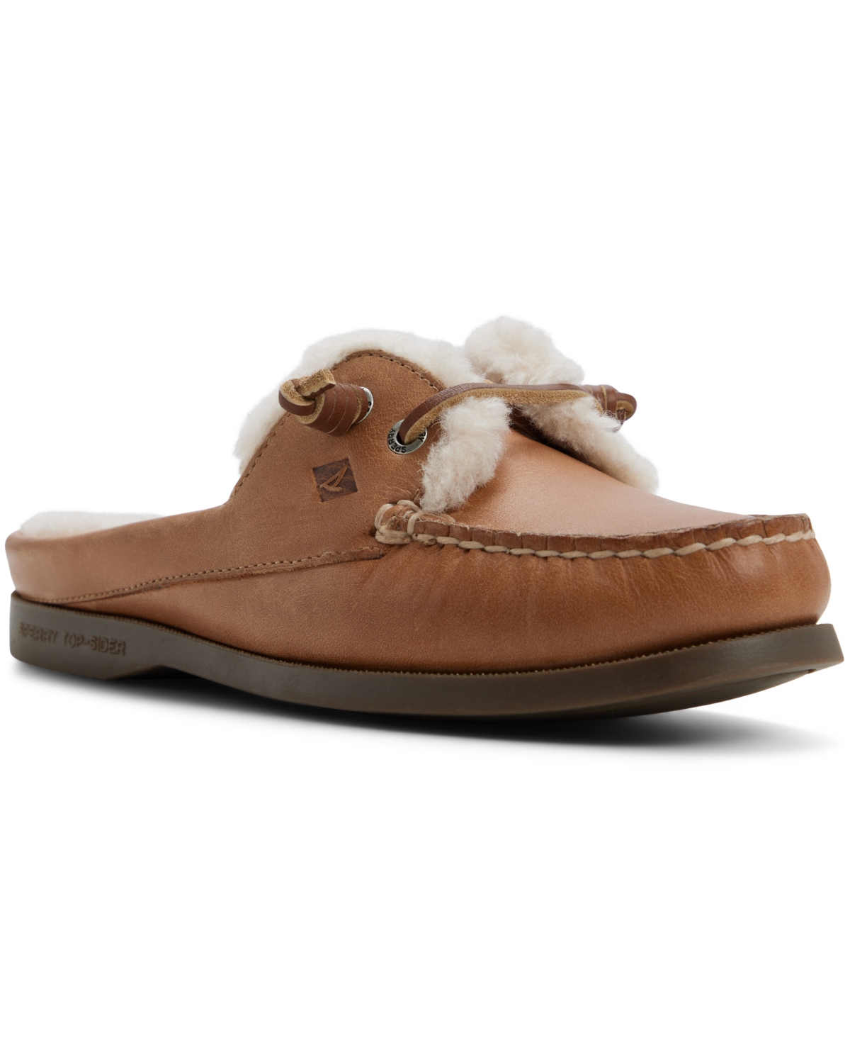 Click here for Sperry Womens Authentic Original Mule Flats - Tan prices