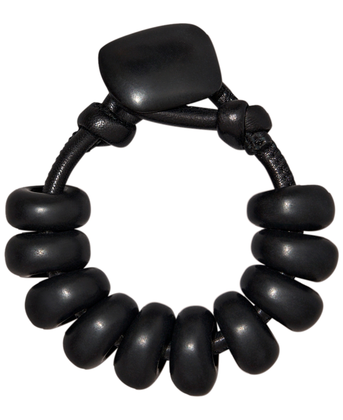 Click here for Donna Karan New York Black-Tone Matte Beaded Resin... prices
