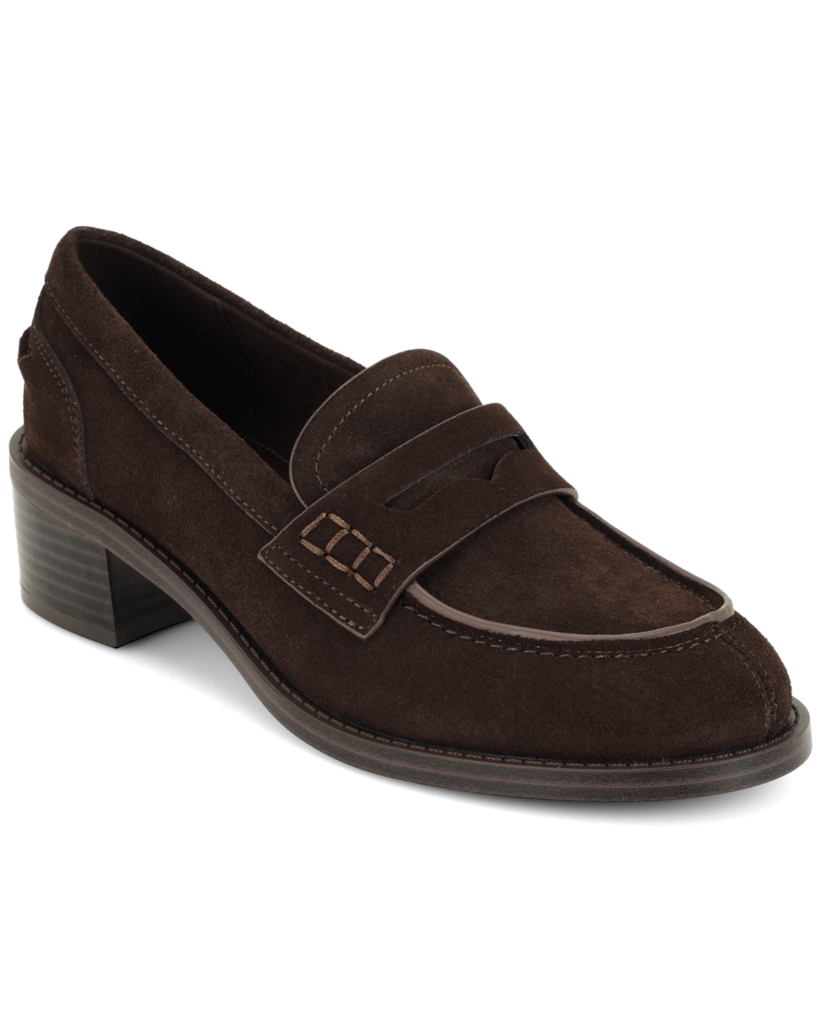 Click here for Nine West Womens Vandel Block Heel Penny Loafers -... prices