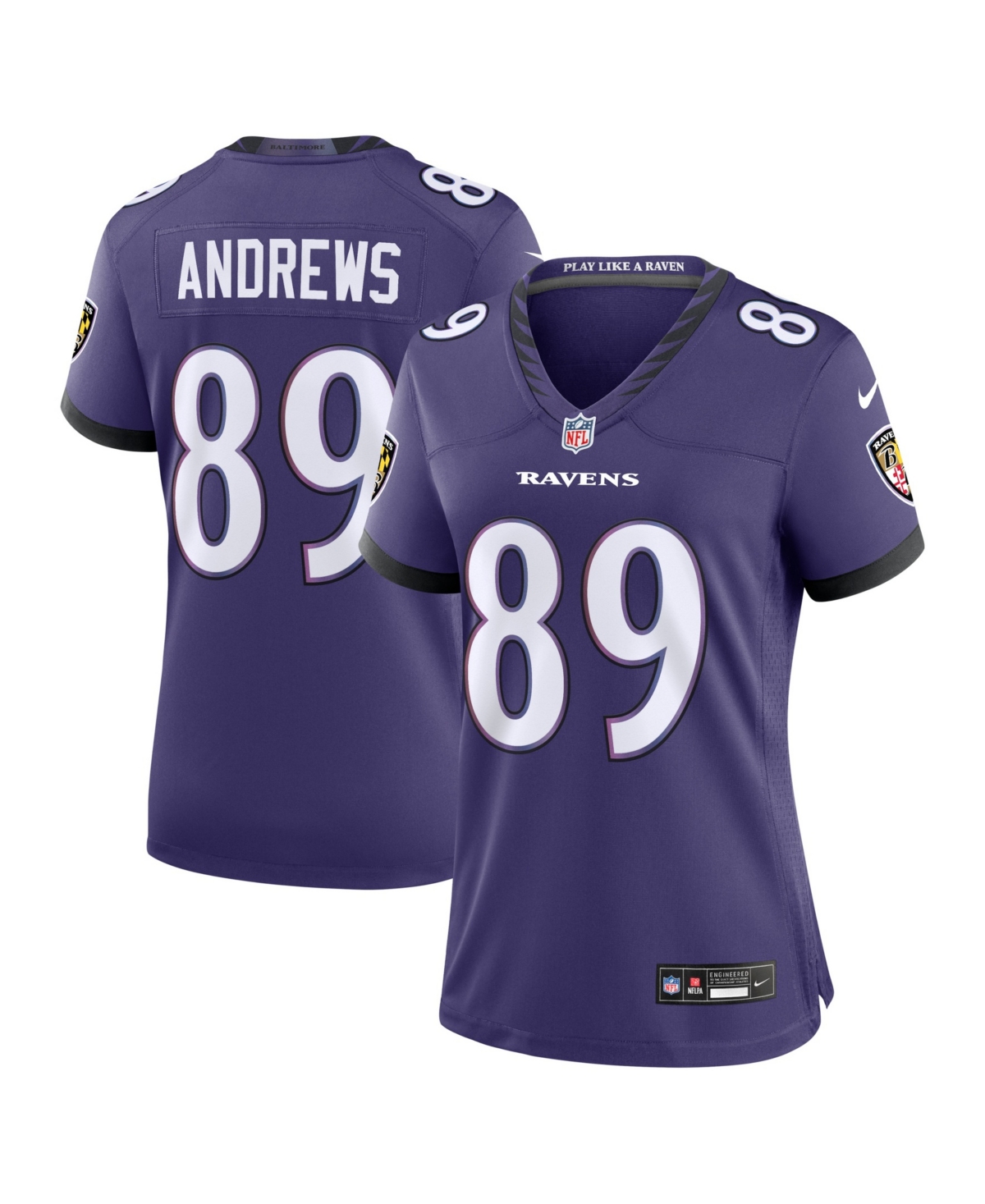 Click here for Nike Womens Mark Andrews Purple Baltimore Ravens T... prices
