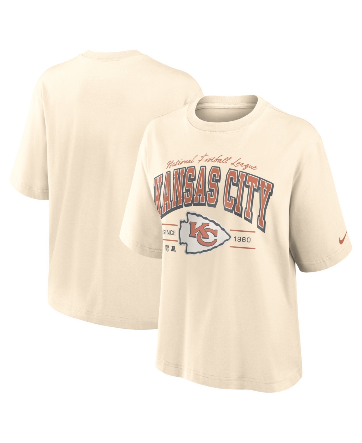 Click here for Nike Womens Cream Kansas City Chiefs Vintage Mod B... prices