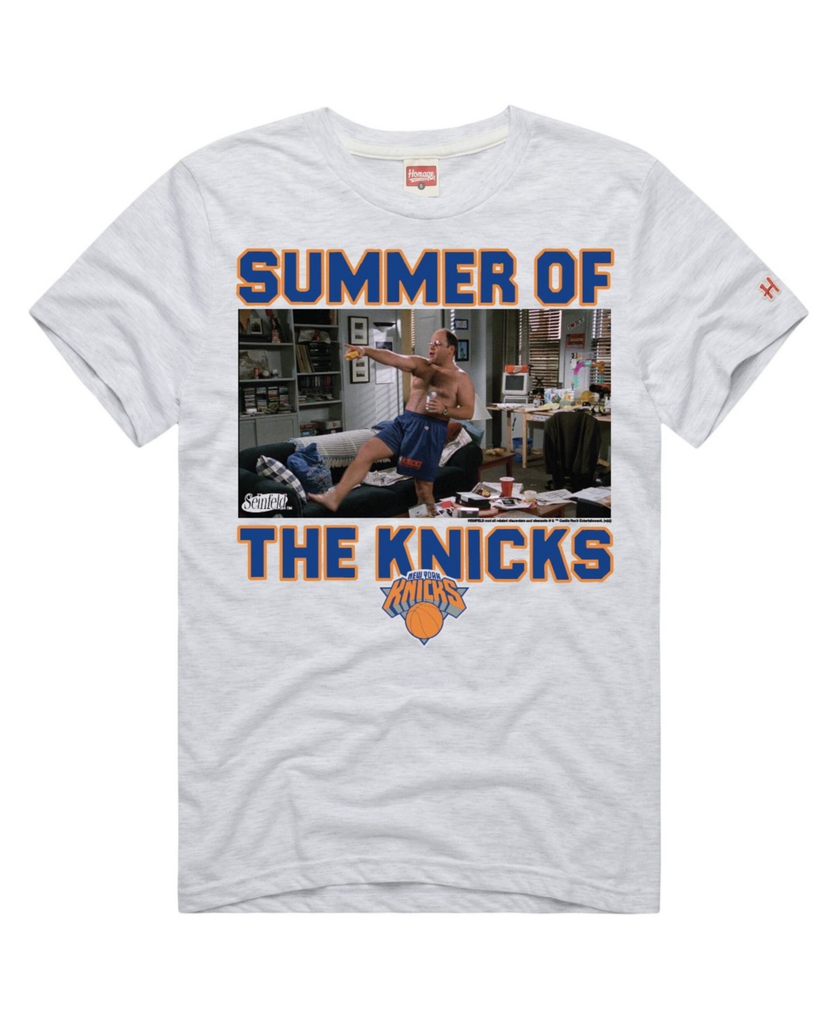 Click here for Homage Mens and Womens Ash New York Knicks x Seinf... prices