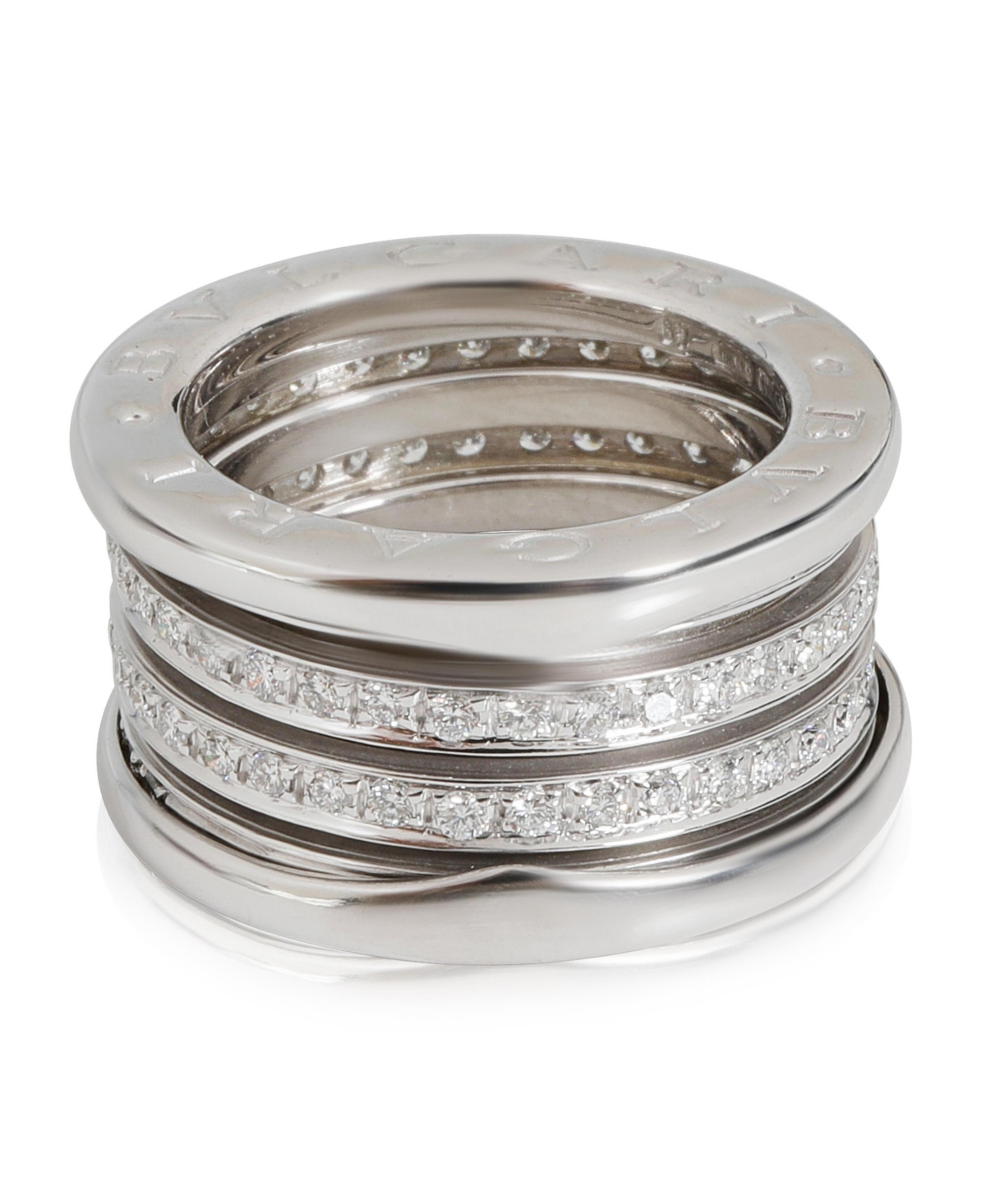 Click here for Pre-Owned Bvlgari B.zero1 Three-Band Diamond Ring... prices
