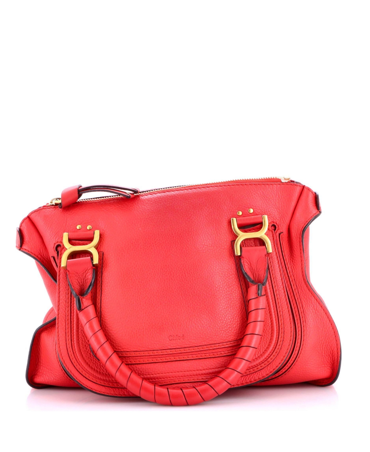 Click here for Pre-Owned Chloe Large Marcie Shoulder Bag Leather... prices