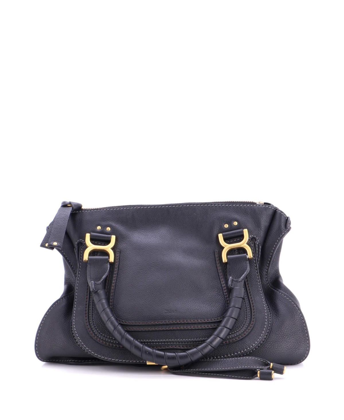 Click here for Pre-Owned Chloe Medium Marcie Shoulder Bag Leather... prices