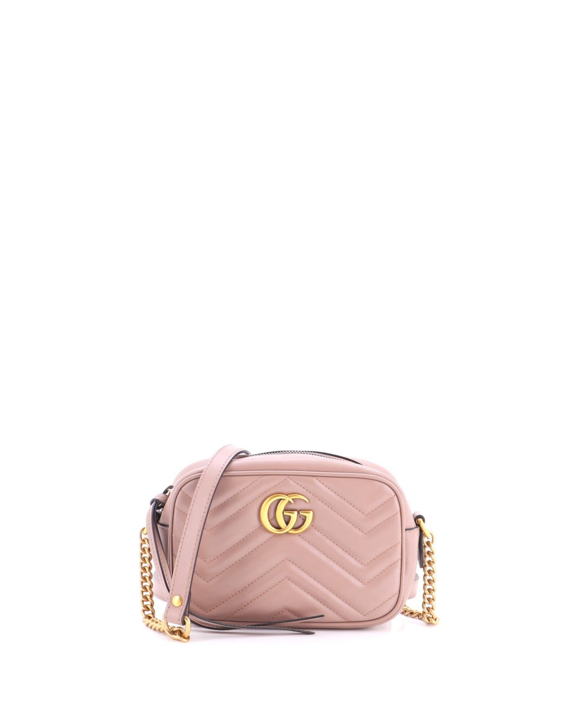 Click here for Pre-Owned Gucci Mini Gg Marmont Shoulder Bag Matel... prices